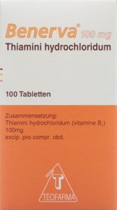 BENERVA Tabl 100 mg Ds 100 Stk - Eulenapotheke