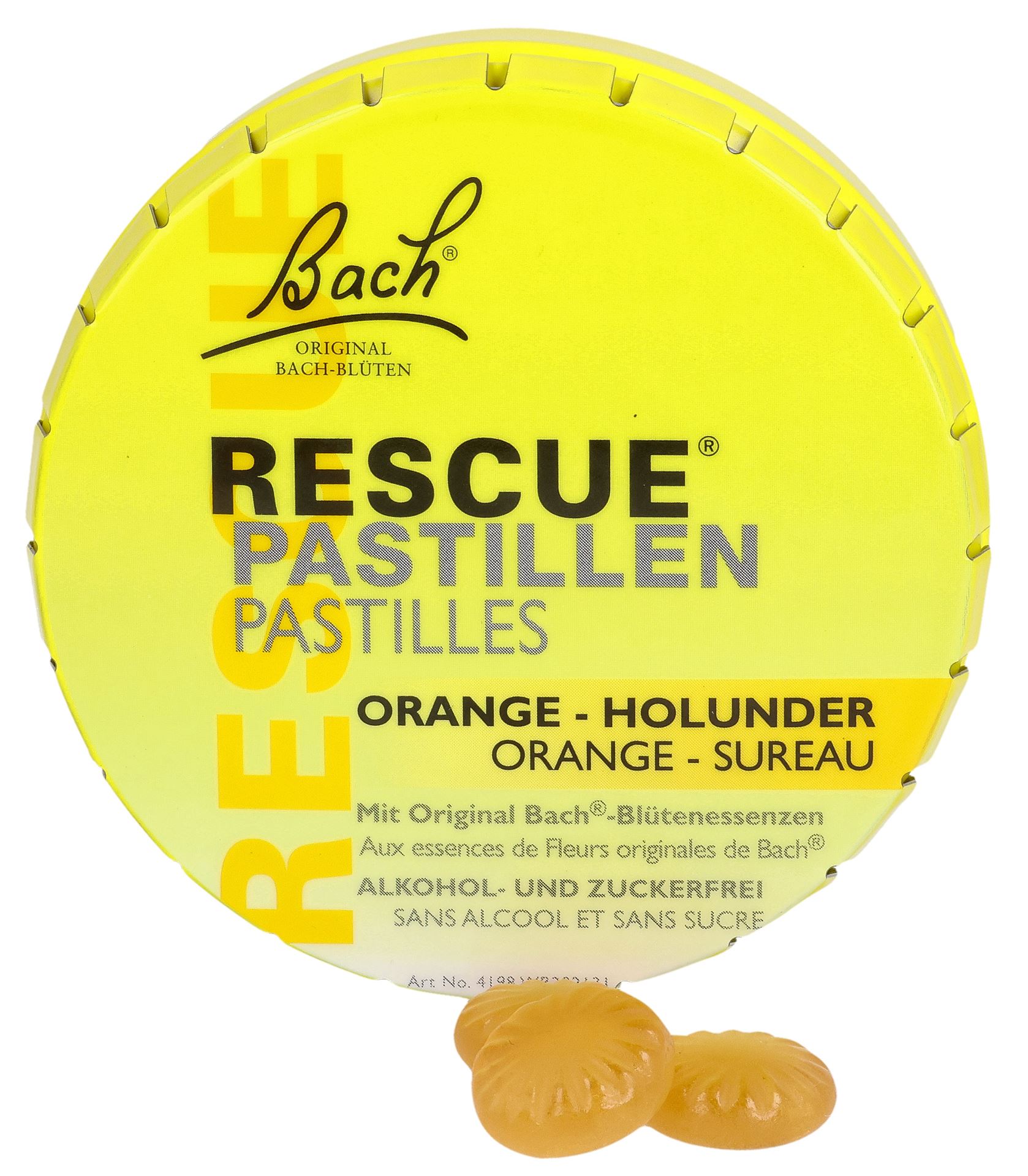 RESCUE Pastillen Orange 50 g - Eulenapotheke