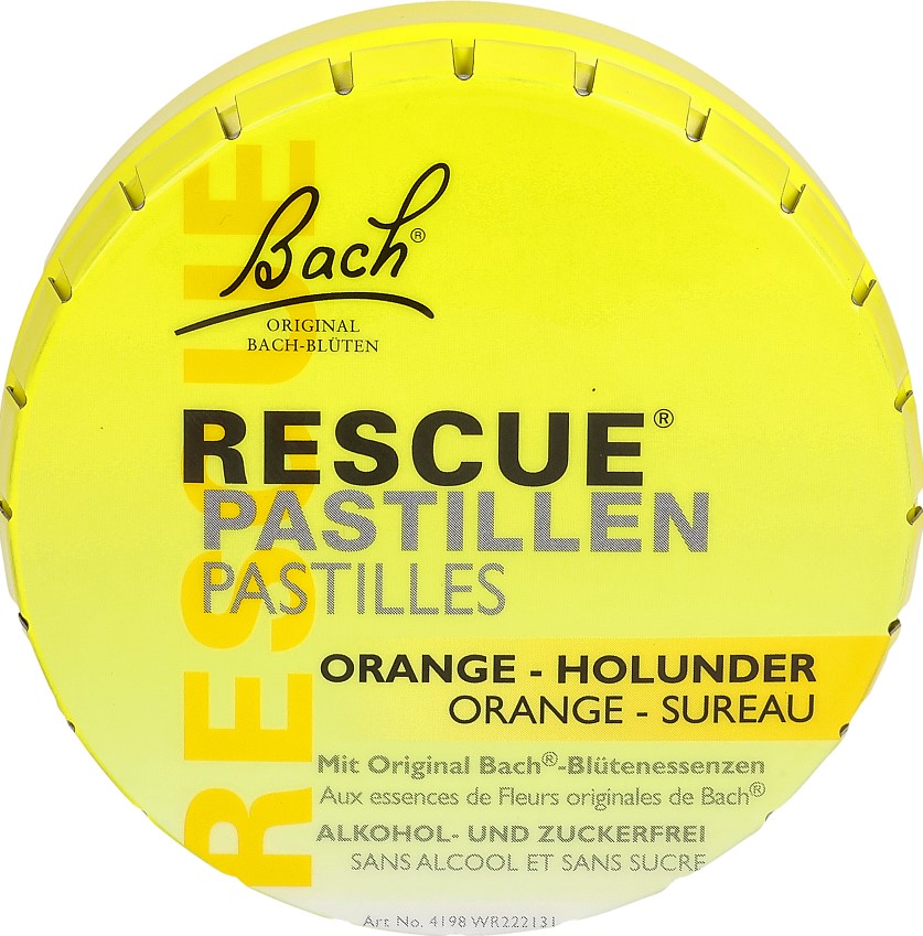 RESCUE Pastillen Orange 50 g - Eulenapotheke